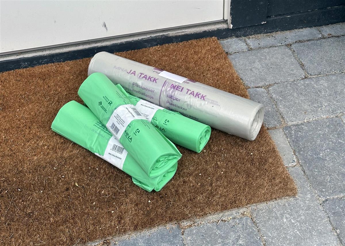 Nå vil du få poser til avfall levert rett på døra! - Stjørdal kommune